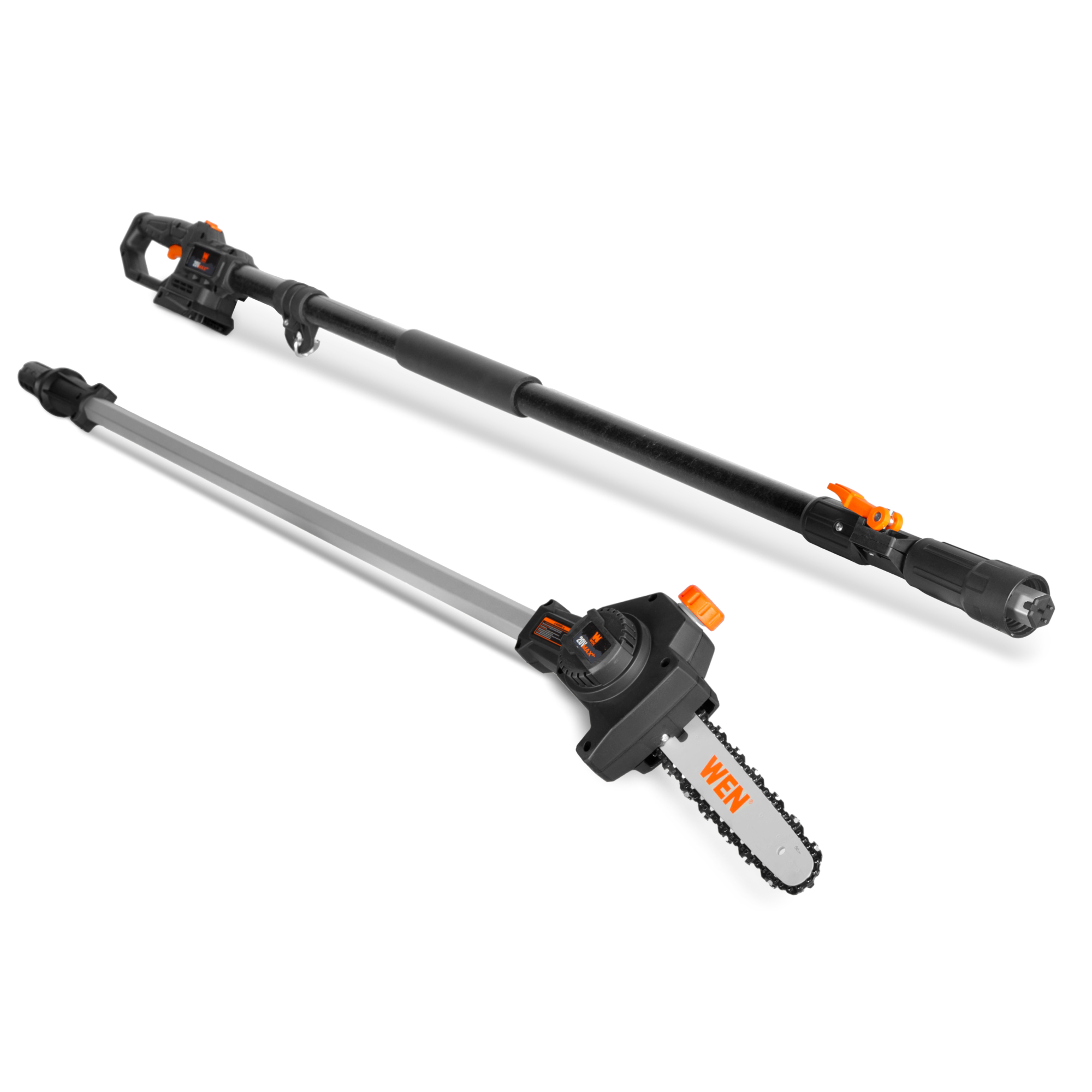 Wen Cordless 8in Pole Saw 17ft Reach Tool Only Bar Length 8 In Operating Height 17 Ft